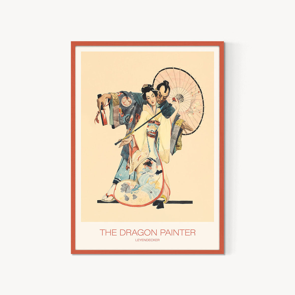 The Dragon Painter – Poster/art print – Det Blaa Kartel